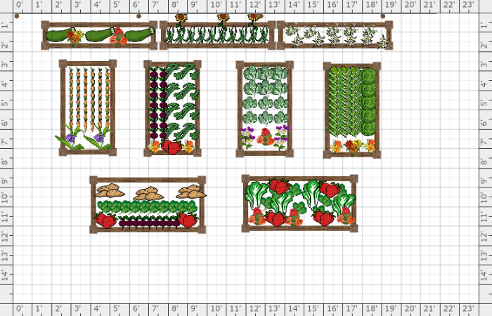 Garden Plan - 2021: BACKYARD Section 1 2021 Spring