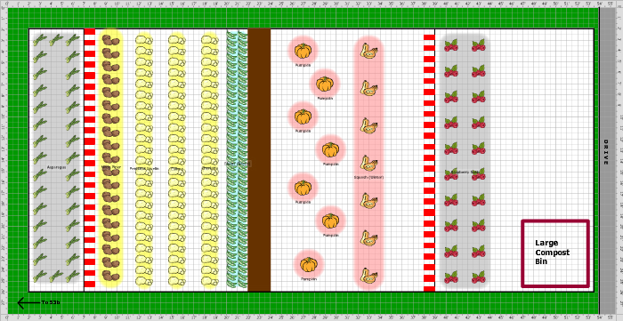 Garden Plan - 2013: Plot 52