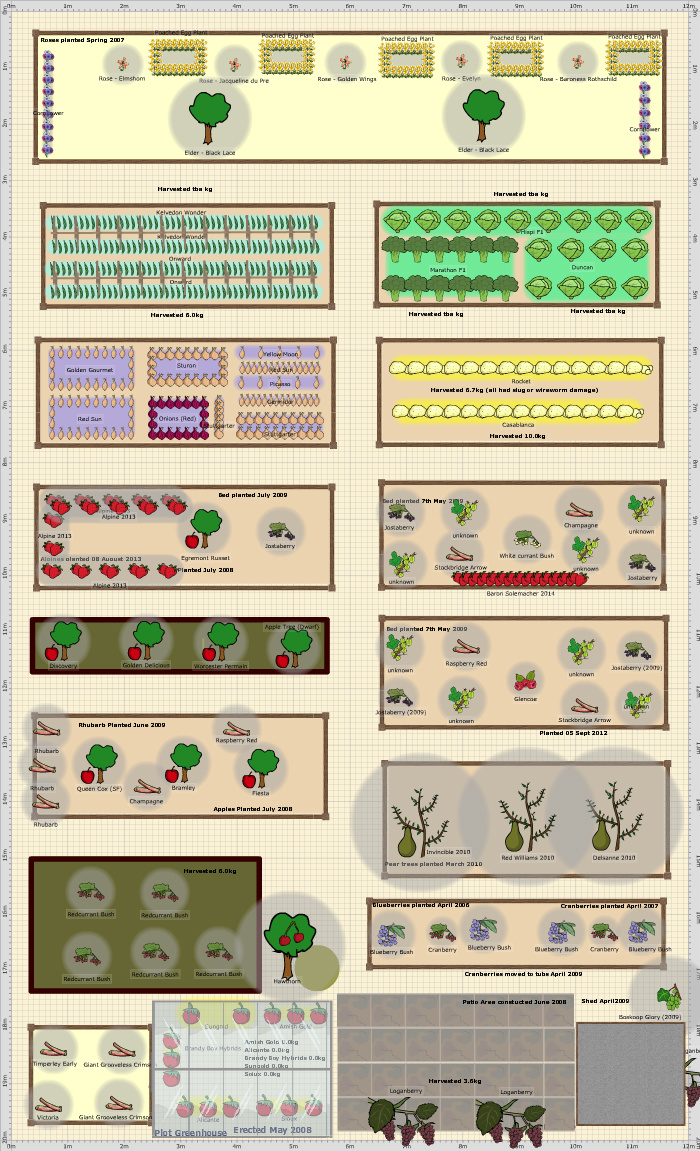 Garden Plan - 2014: Plot 42
