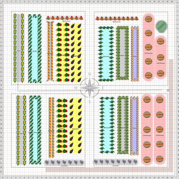 Garden Plan - 2014: LCC plot