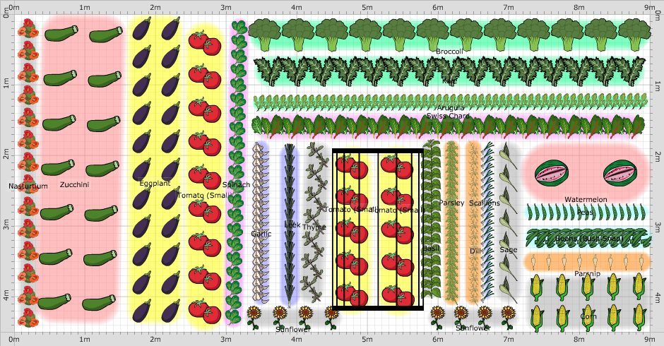 Garden Plan 2019 Potager Inrs Plot 7