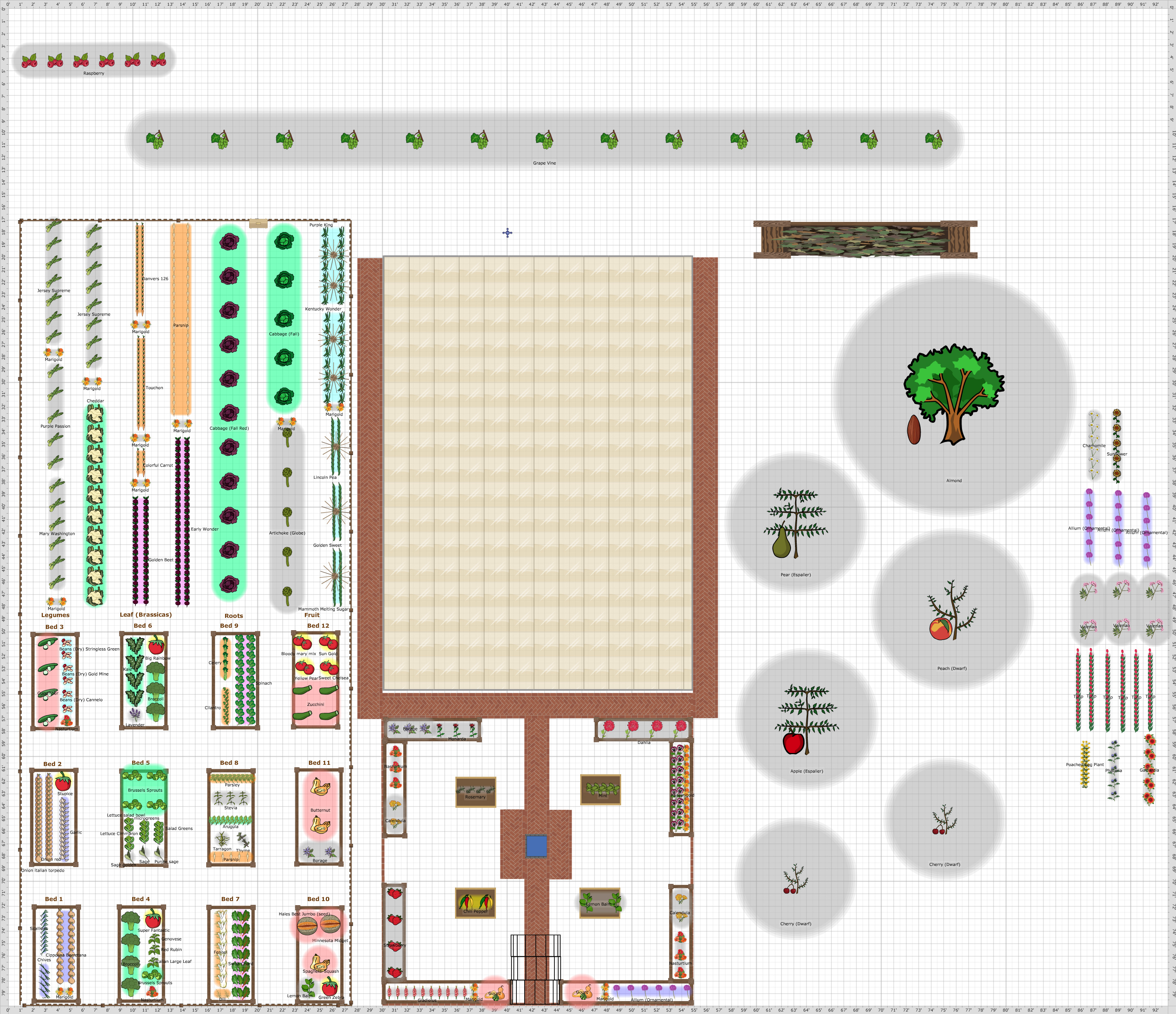 Garden Plan 2019 Studio Garden 1