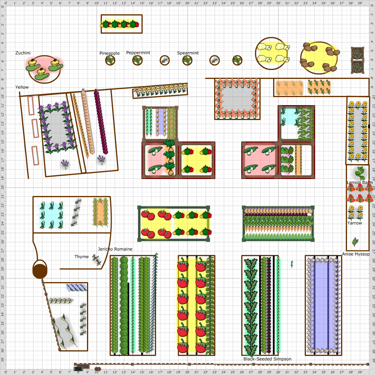 Garden Plan - 2020: Beecher Place Farm