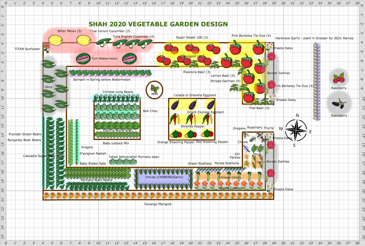Garden Plan - 2020: Shah