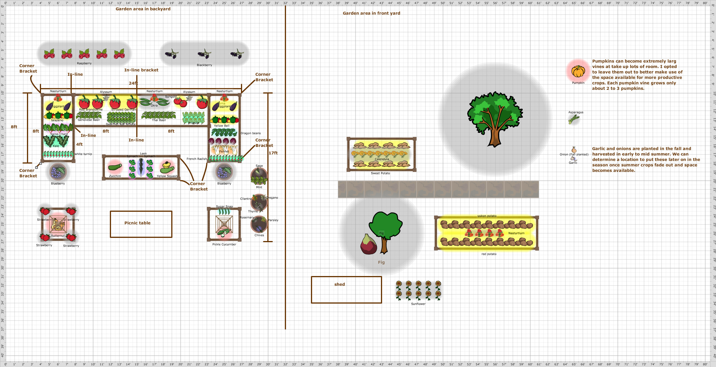 Garden Plan - 2020: Meghan Ryan