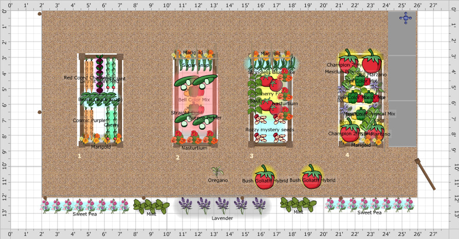 Garden Plan - 2020: Raised Beds
