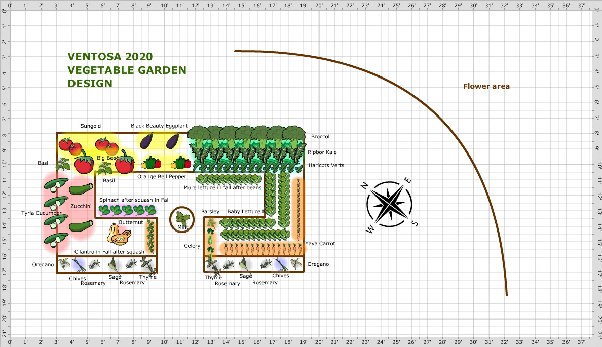 Garden Plan - 2020: Ventosa