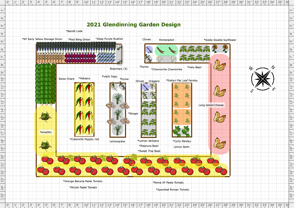 Garden Plan - 2021: Bridgewater - GD