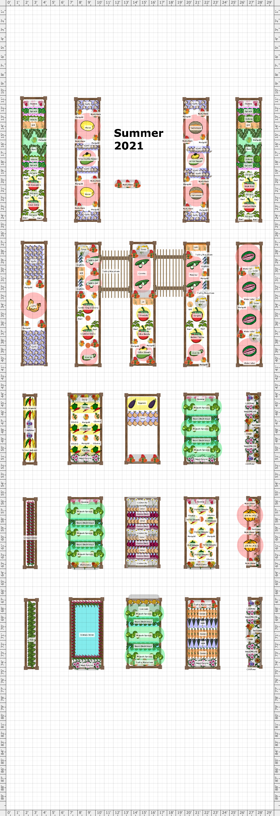 Garden Plan - 2021: Spring/Summer