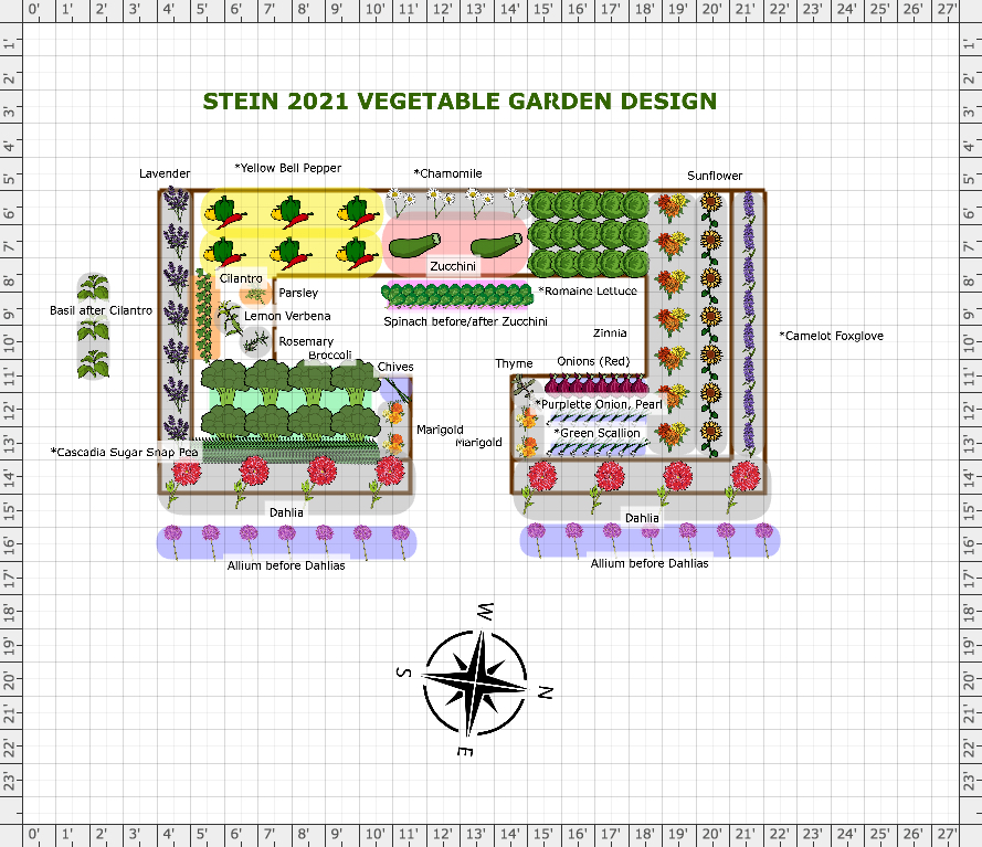 Garden Plan - 2021: Stein