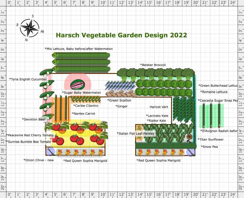 Garden Plan - 2022: Harsch