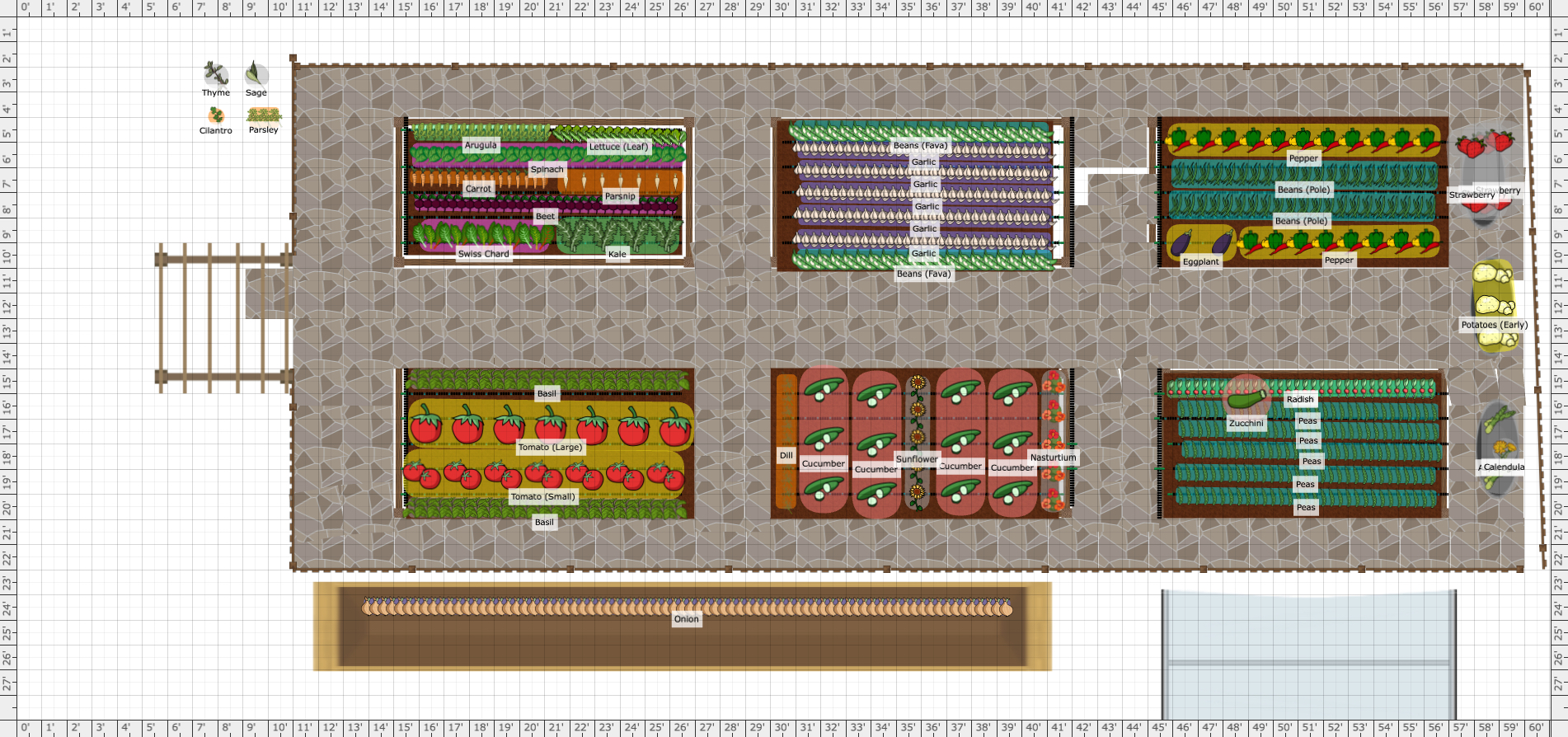 Garden Plan - Spring Garden