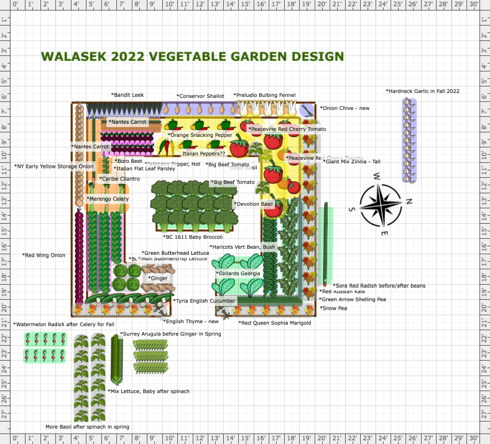 Garden Plan - 2022: Walasek