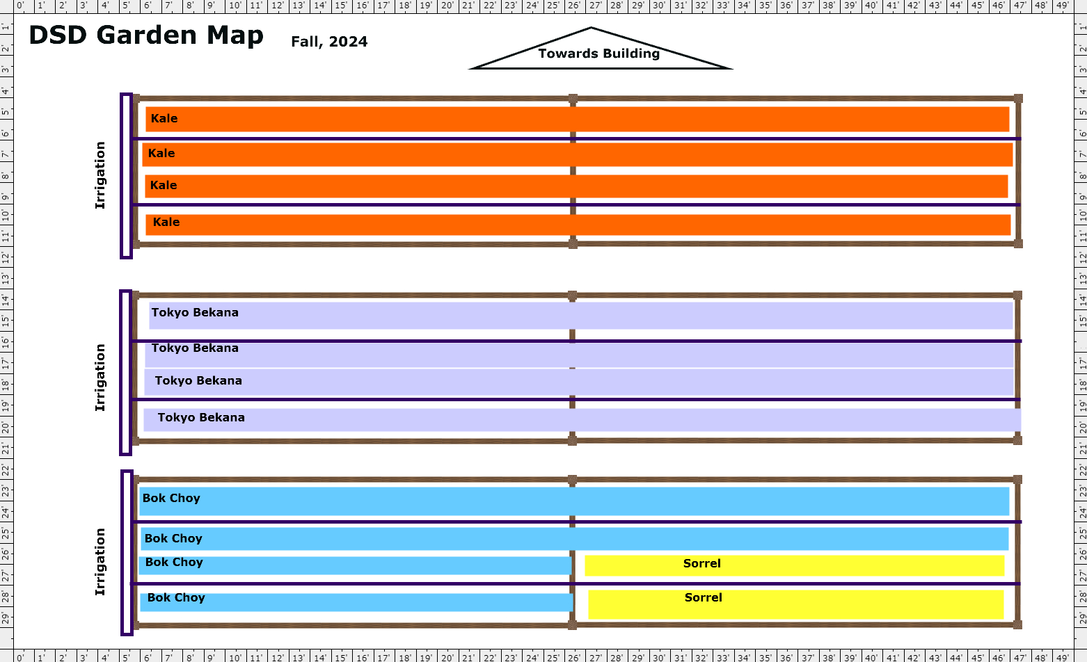Garden Plan - 2012: DSD Garden Map