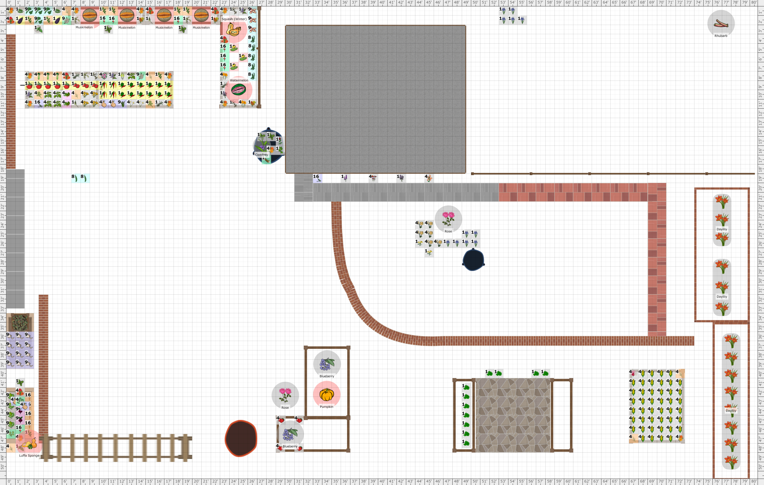 Garden Plan - 2023: Leach Garden