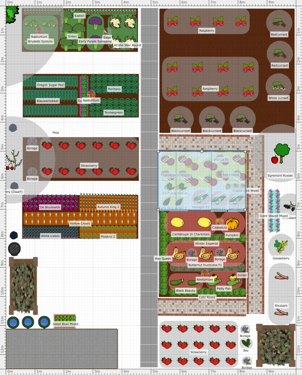 Garden Plan - 2023: Ramzi's Garden