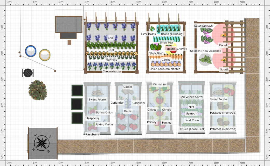 Garden Plan - 2022: Frank's Garden