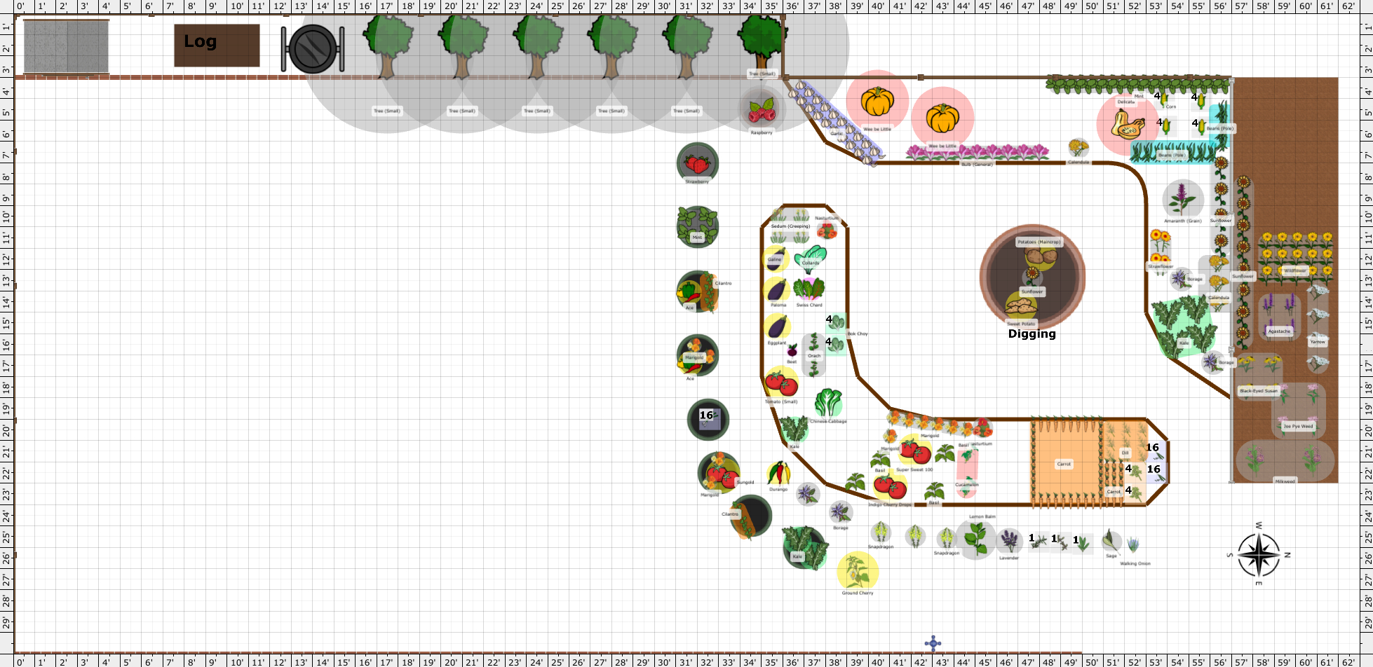 Garden Plan - 2024: Maria Baldwin