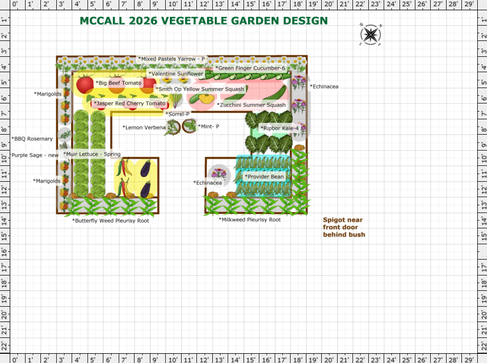 Garden Plan - 2026: McCall
