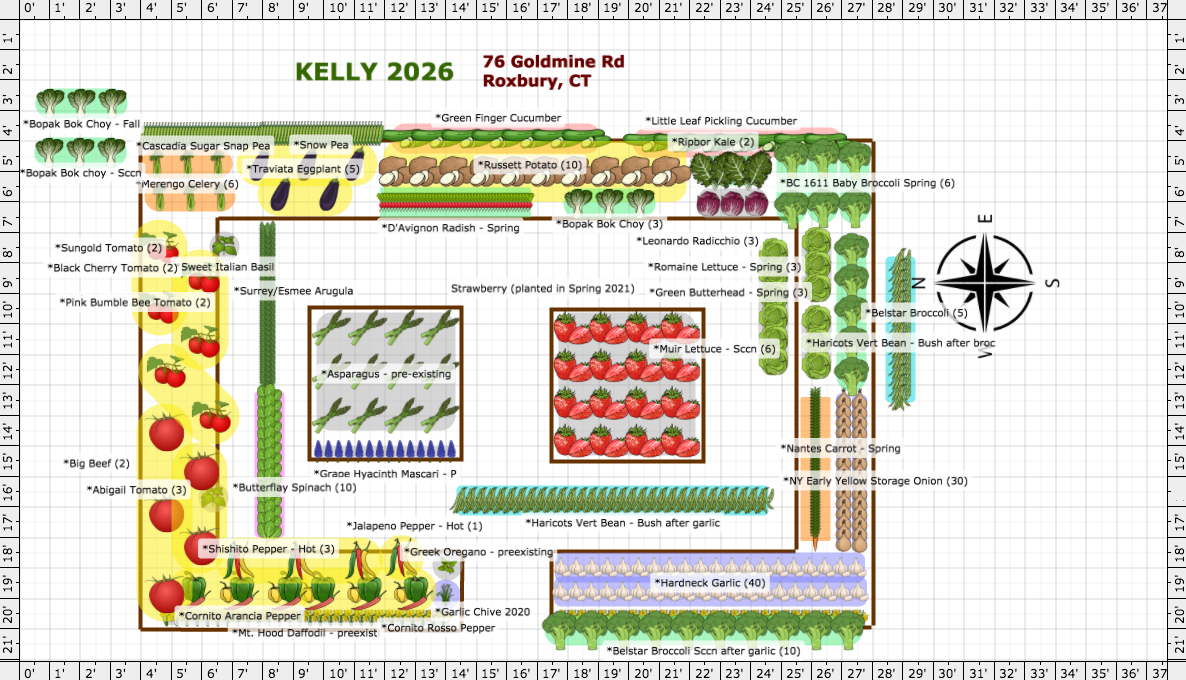 Garden Plan - 2026: Kelly