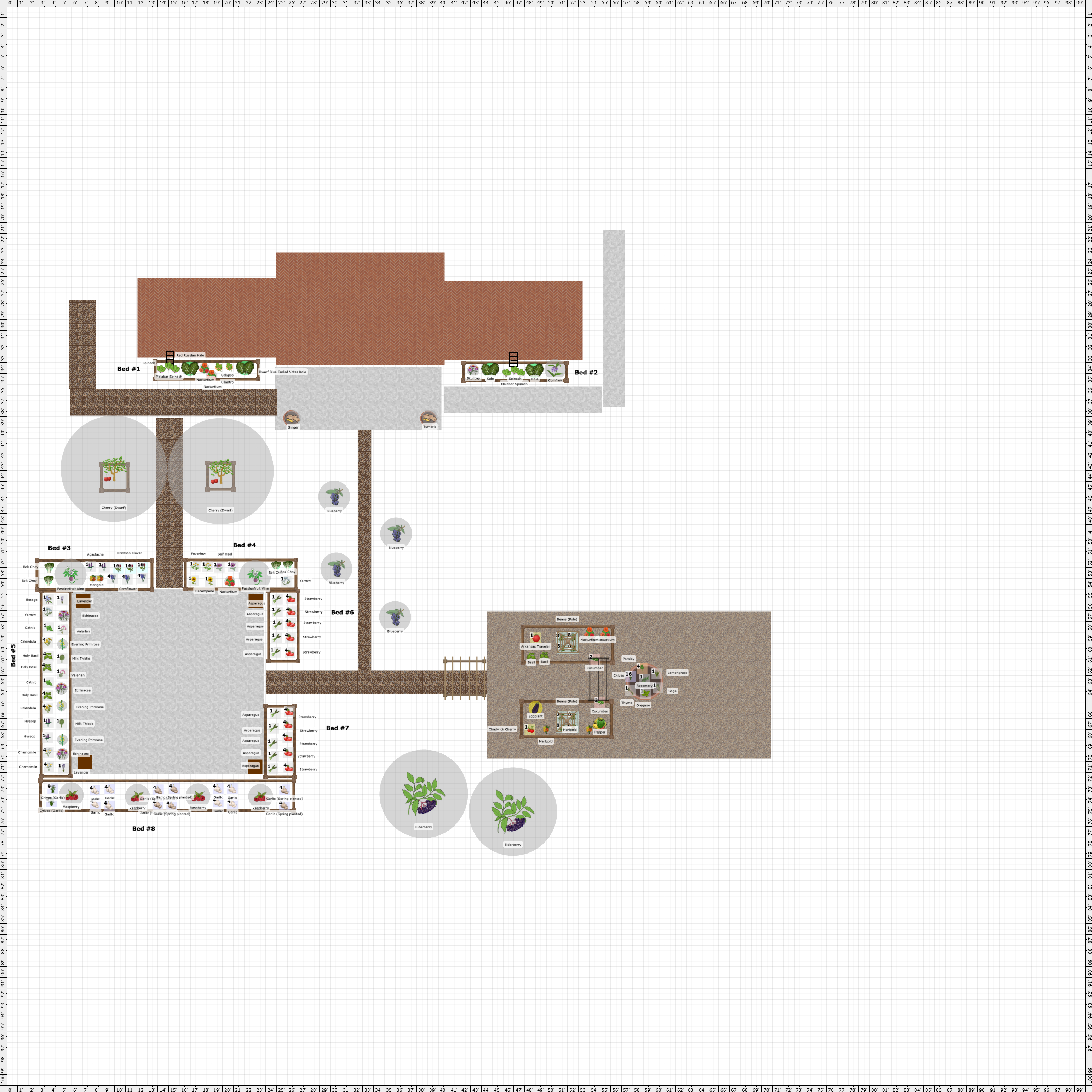 Garden Plan - 2026: Dyches Plan