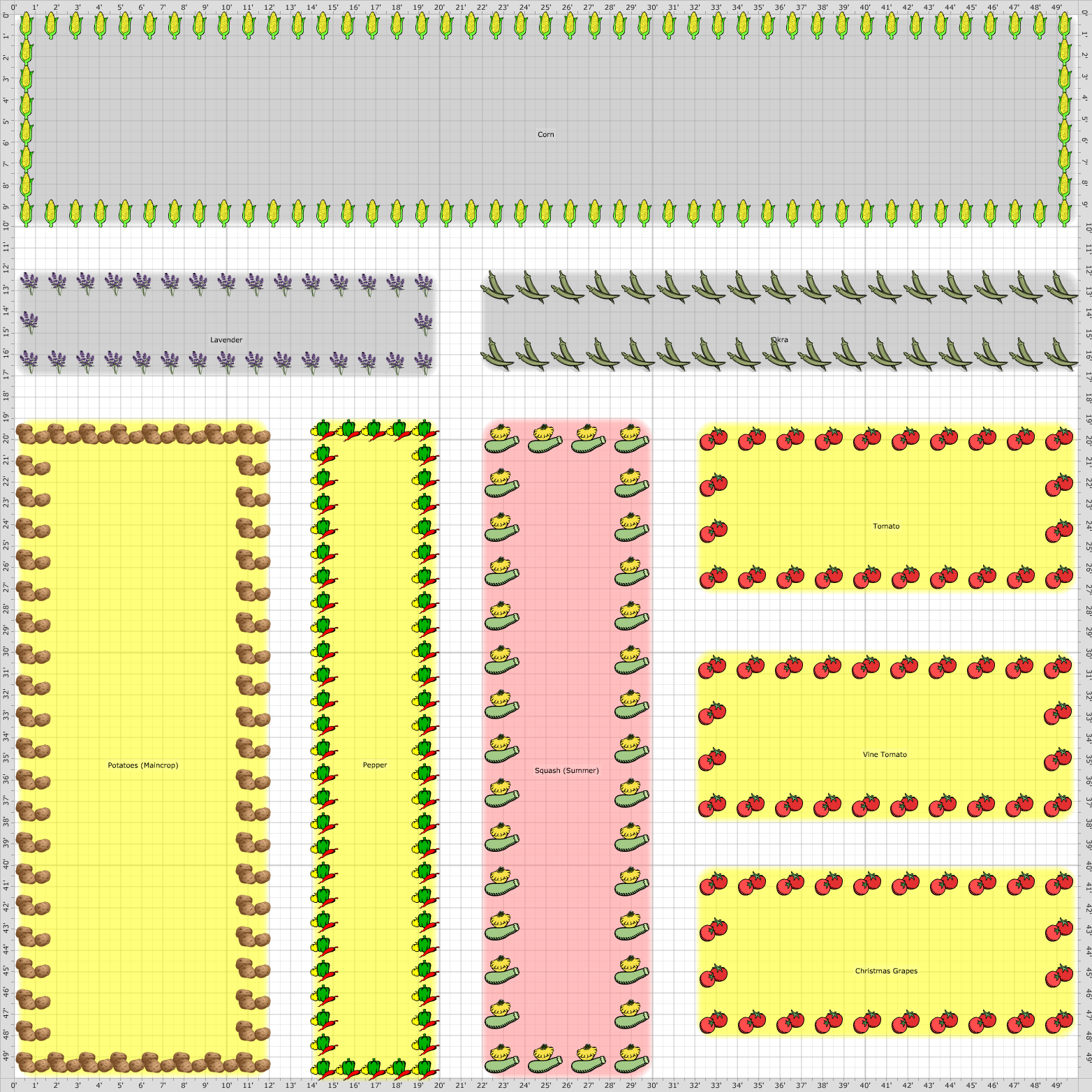 Garden Plan - 2012: Wheatley-2012-Plot-5