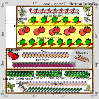 Garden Plan - 2012: Tadpoles Mini Plot