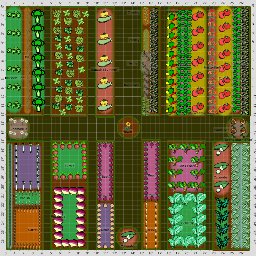 Garden Plan - 2012: four green thumbs garden