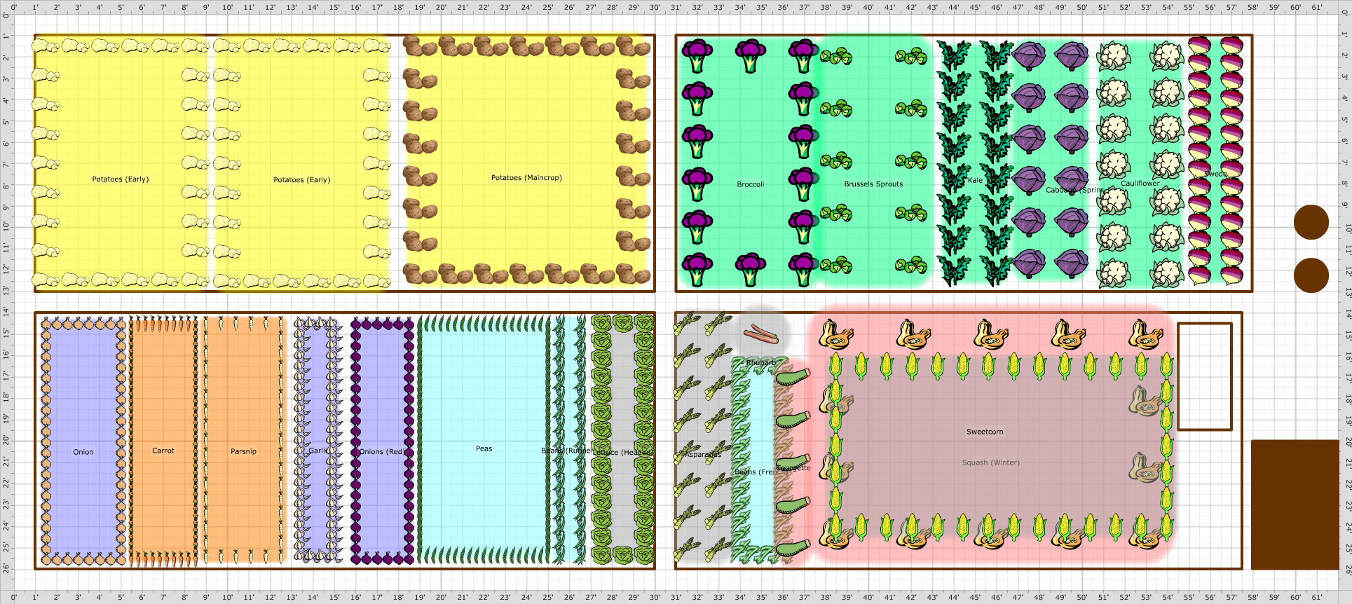 Garden Plan - 2012: Big Plot