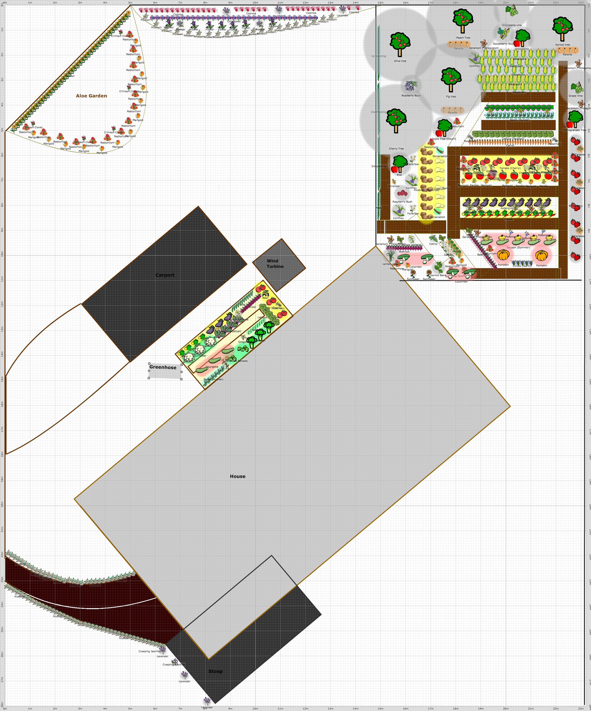Garden Plan - 2012: Orania Erf