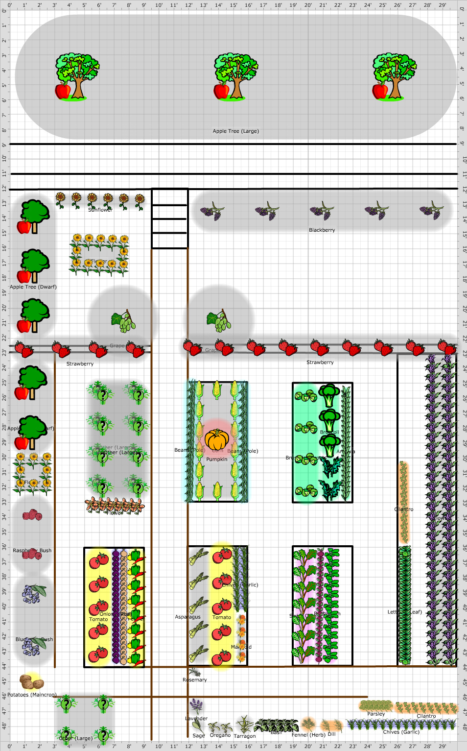 Garden Plan - 2013: Rough