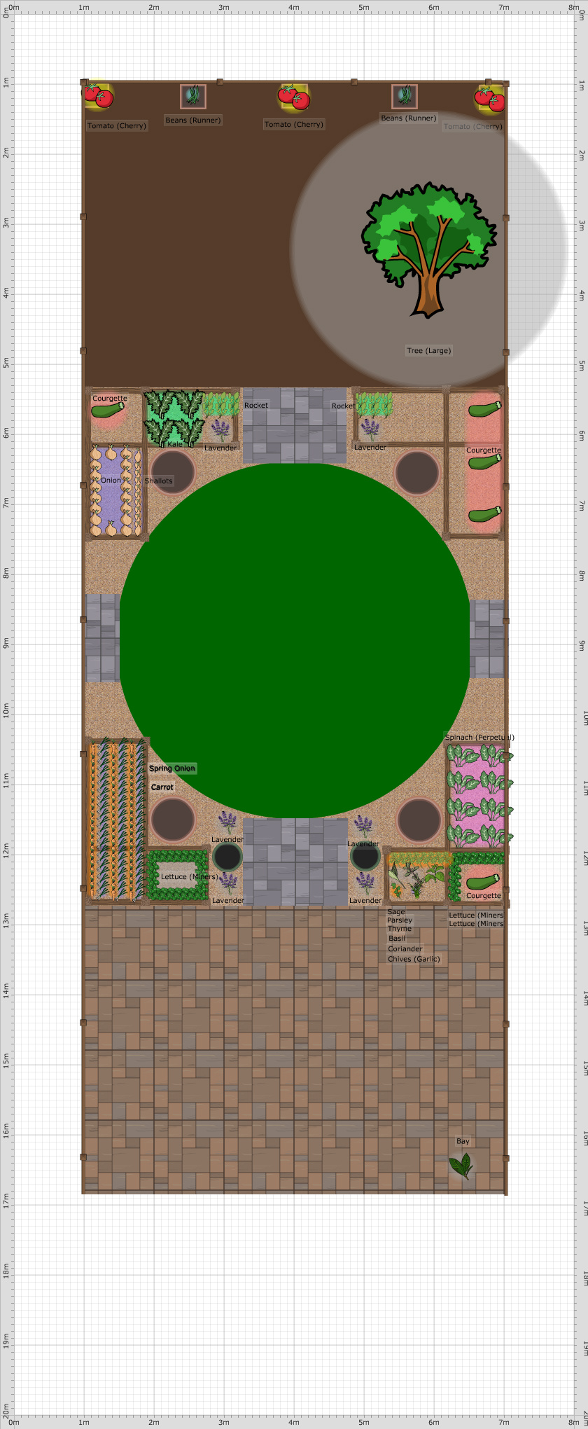 Garden Plan - 2013: Woolstone Farm