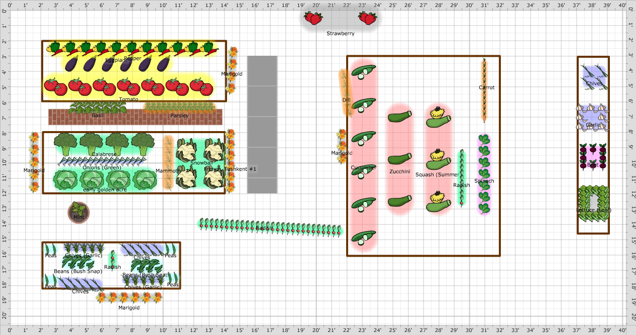 Garden Plan - 2013: spring
