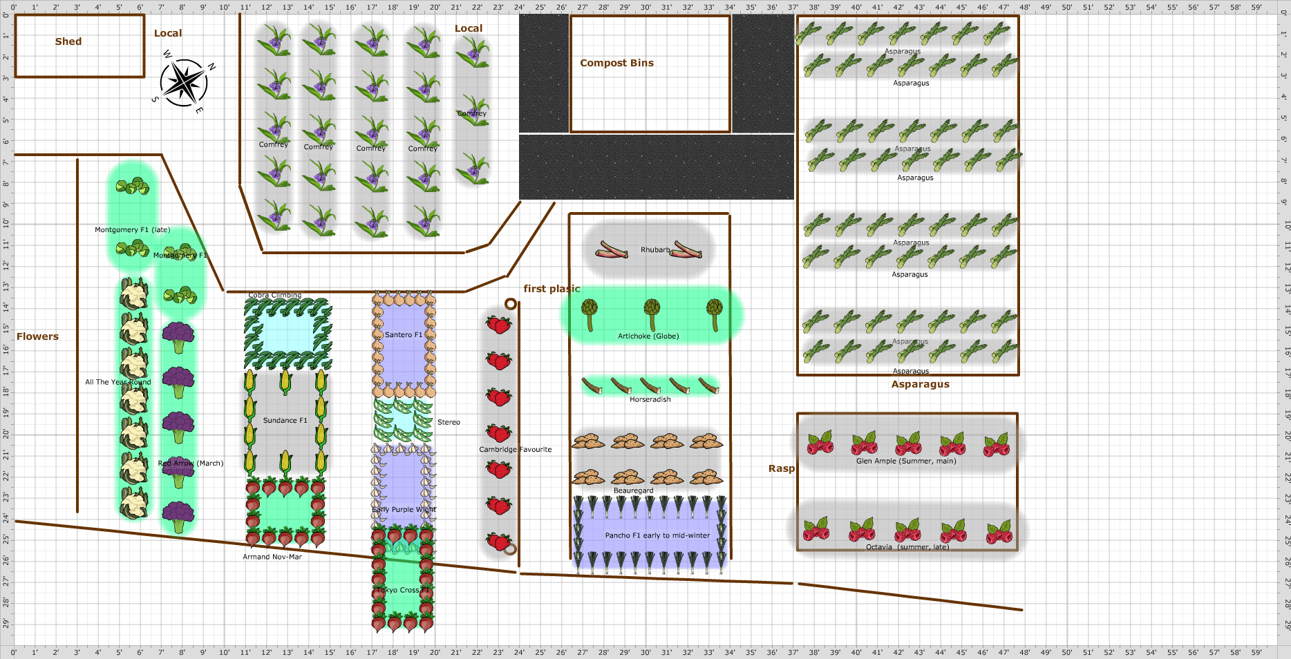 Garden Plan - 2014: Plot 8a