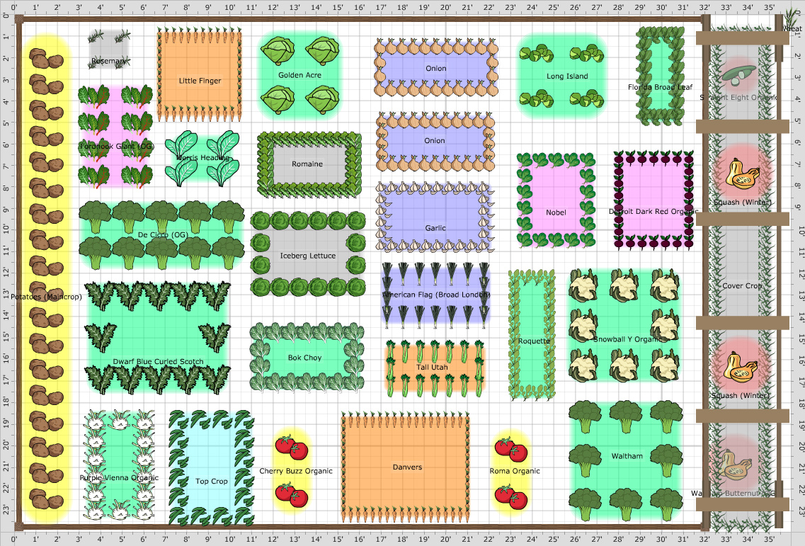 Garden Plan - 2013: Main Garden