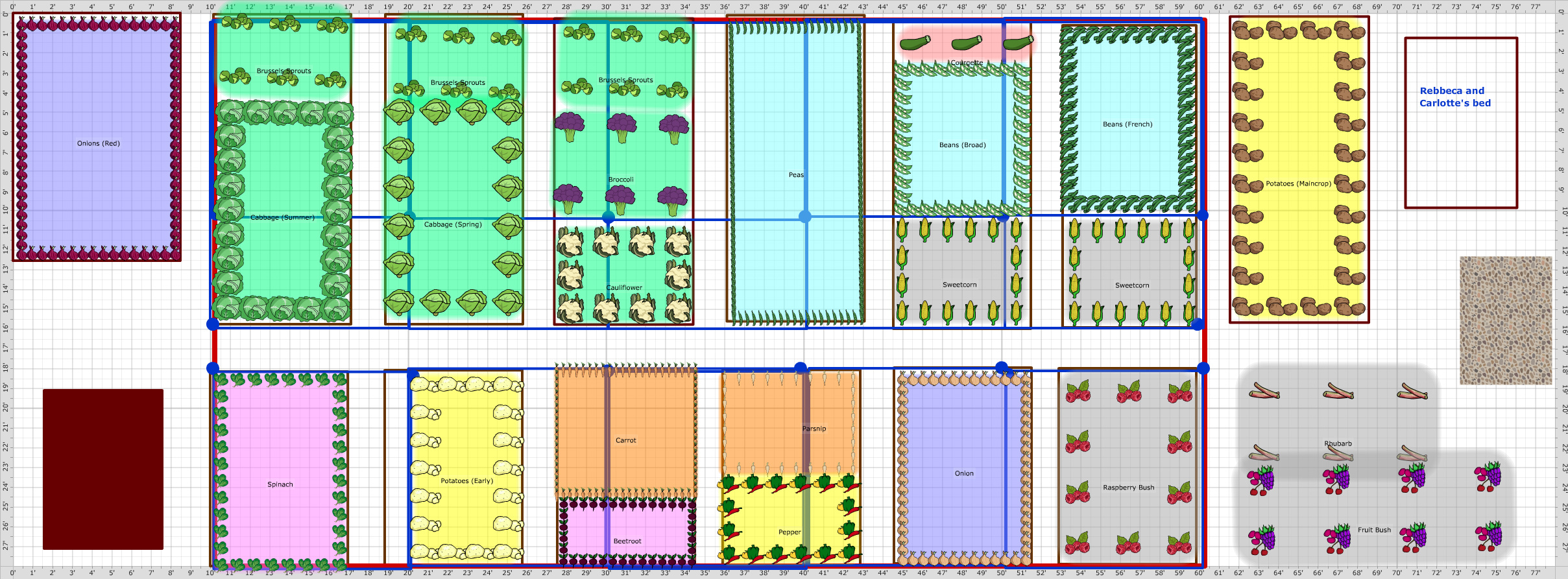 Garden Plan - 2014: allotment plan a