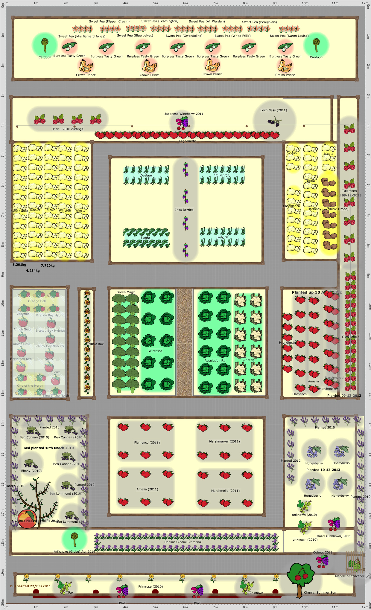 Garden Plan - 2014: Plot 41