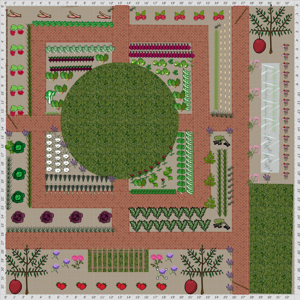 Garden Plan - 2014: Christmas Potager