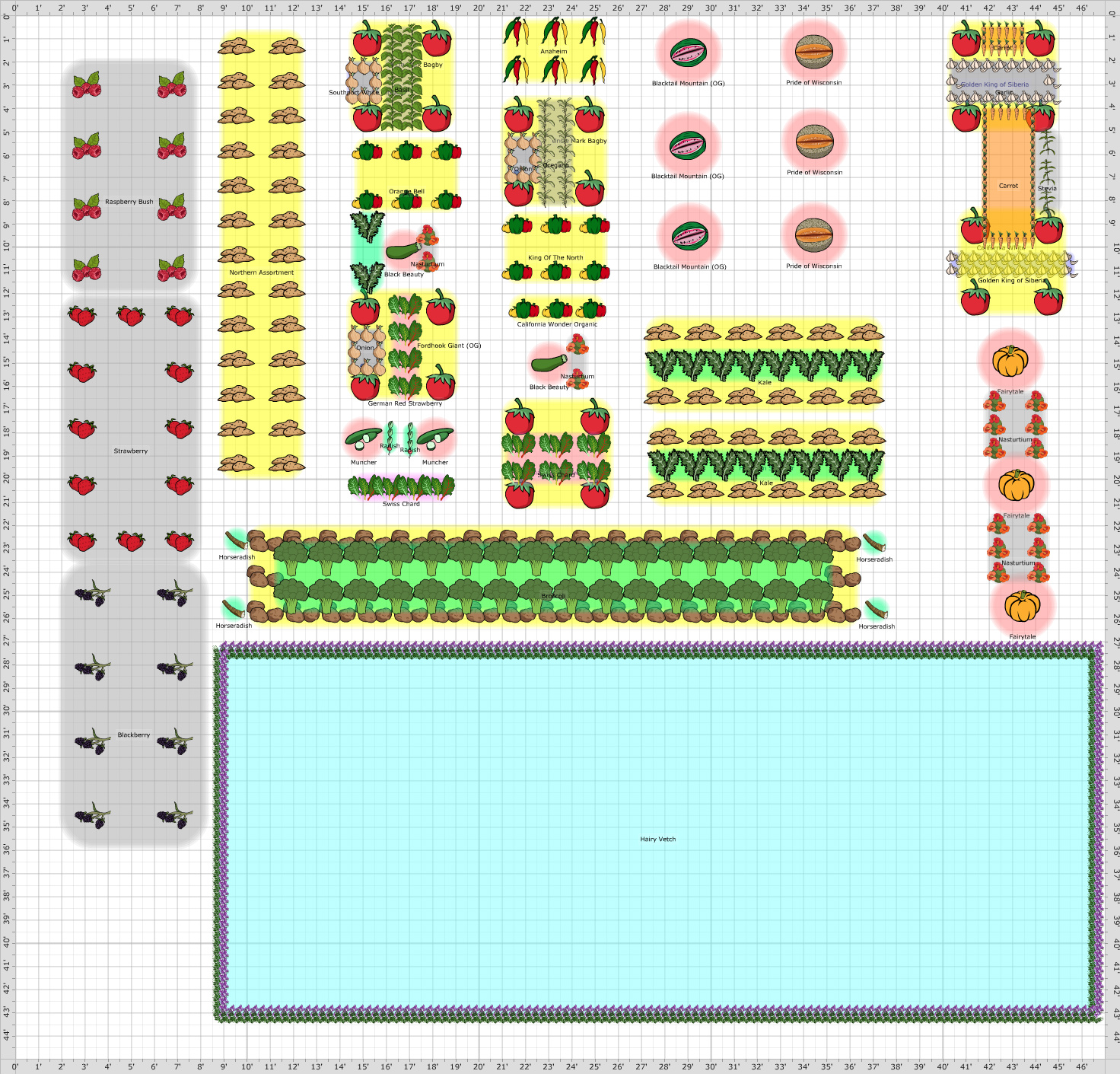 Garden Plan 2014 Main Garden