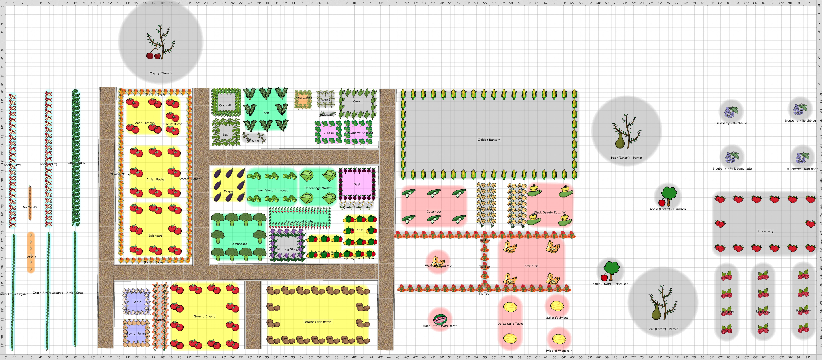 Garden Plan - 2014: Plan 1