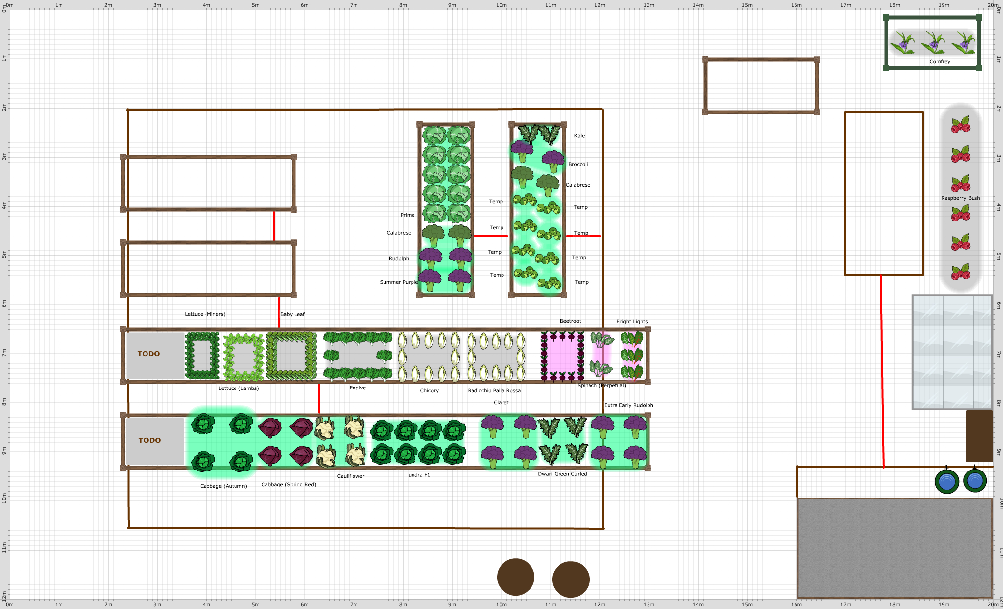 Garden Plan - 2014: Autum-Winter