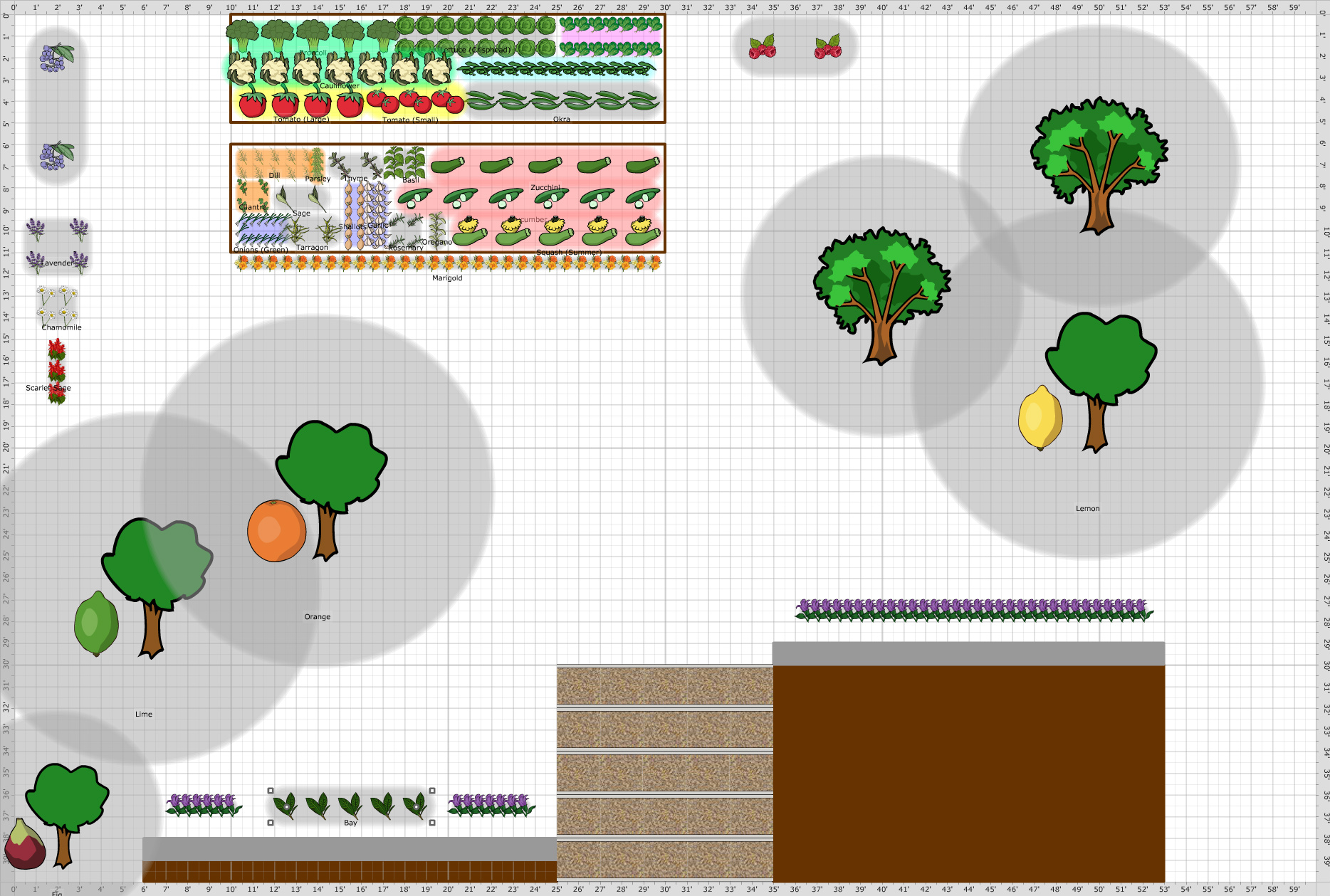 Garden Plan - 2015: Backyard