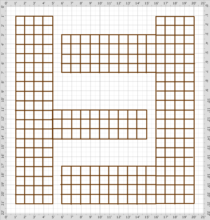 Garden Plan - 2015: blank beds