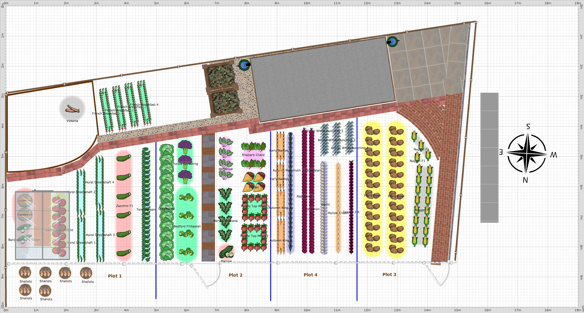 Garden Plan - 2016: Shaft Plot