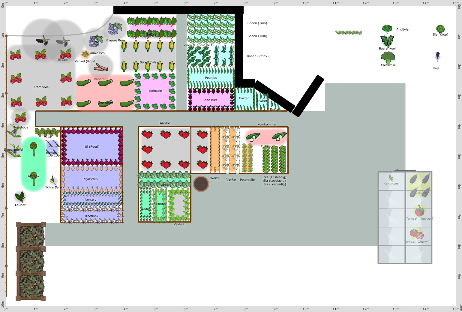 Garden Plan - 2016: Moestuin