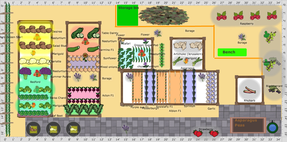 Garden Plan - 2016: Allotment