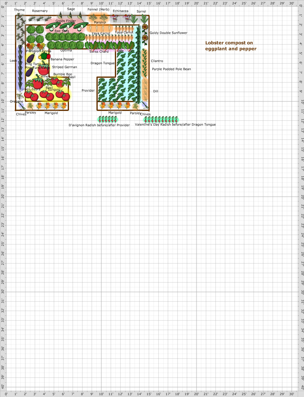 Garden Plan - 2016: Grady