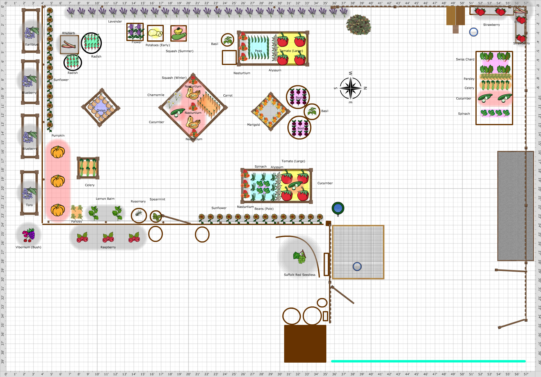 Garden Plan - 2016: Vegetable garden plan