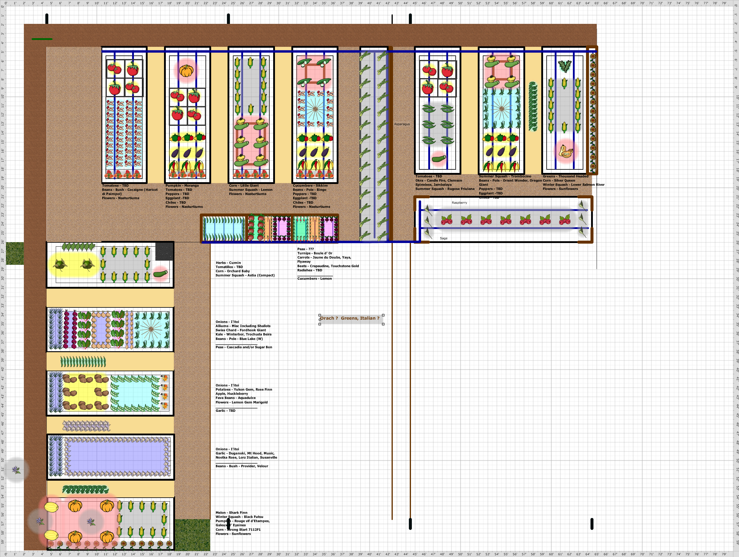 Garden Plan - 2017: H Gardens - The Farm at CCC