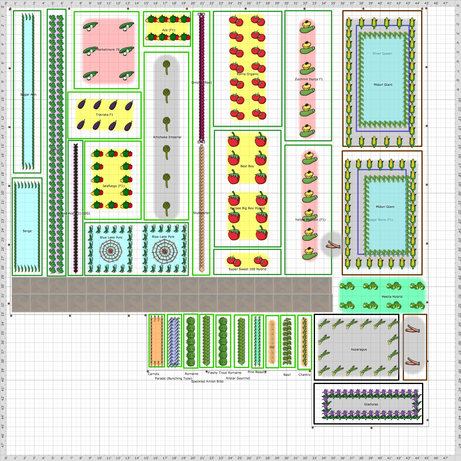 Garden Plan - 2016: proposed